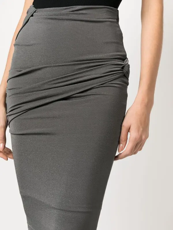 Givenchy Gathered-detail Fitted Skirt