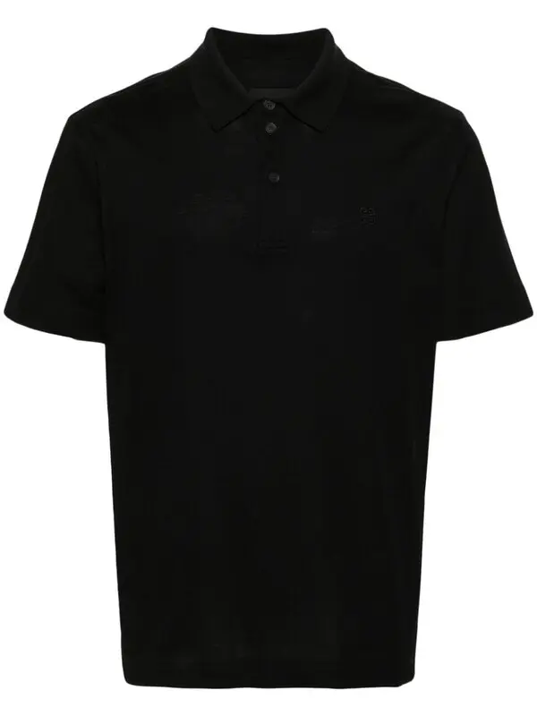 Givenchy Embroidered-monogram Cotton Polo Shirt