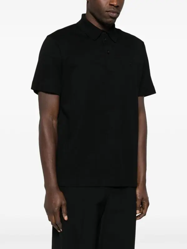 Givenchy Embroidered-monogram Cotton Polo Shirt