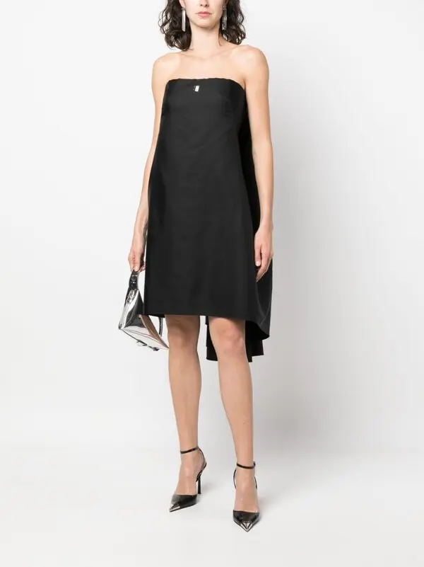Givenchy Strapless A-line Midi Dress
