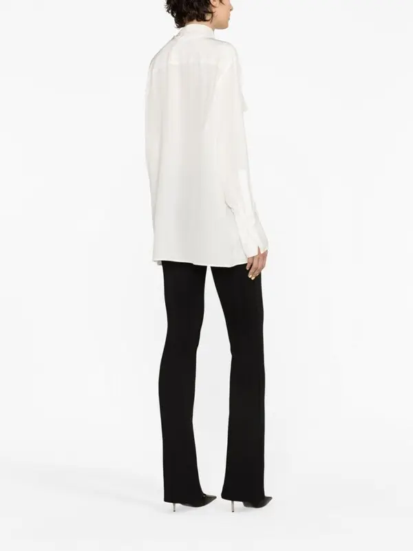Givenchy Pussy-bow Silk Blouse