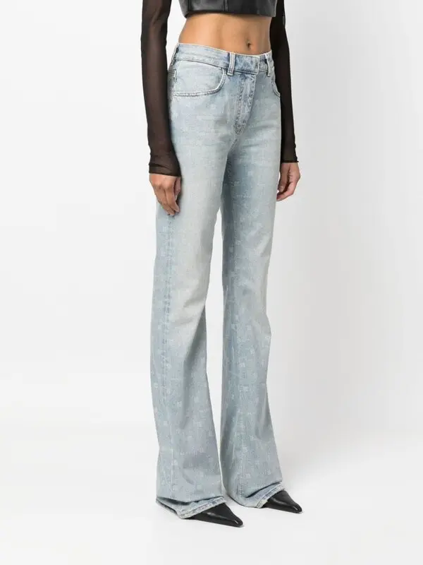 Givenchy Logo Flared Jeans