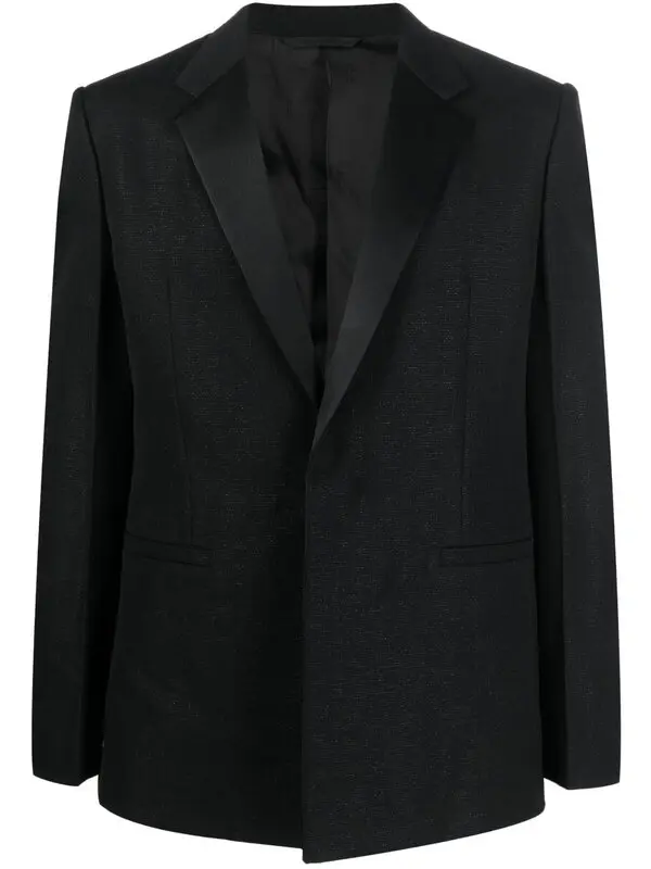 Givenchy Single-breasted Wool Blazer - Black