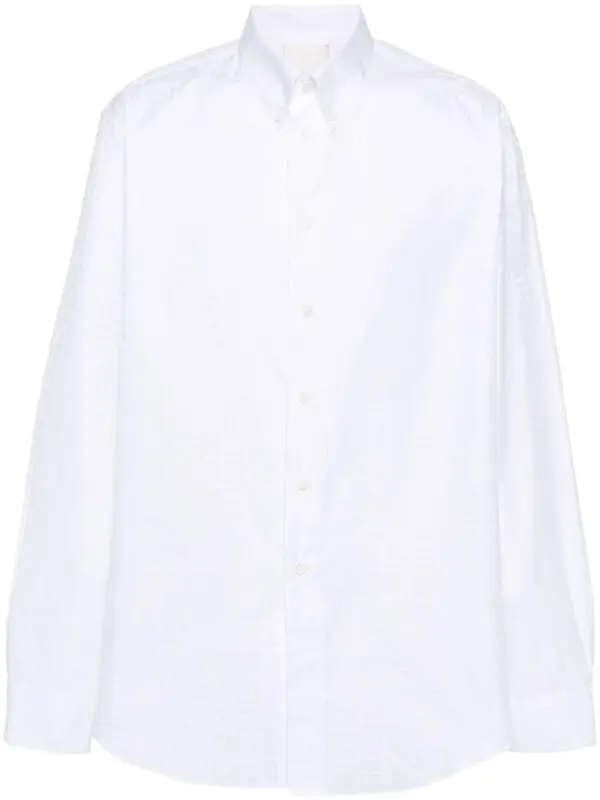 Givenchy 4g-motif Cotton Shirt