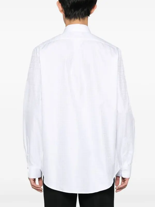 Givenchy 4g-motif Cotton Shirt