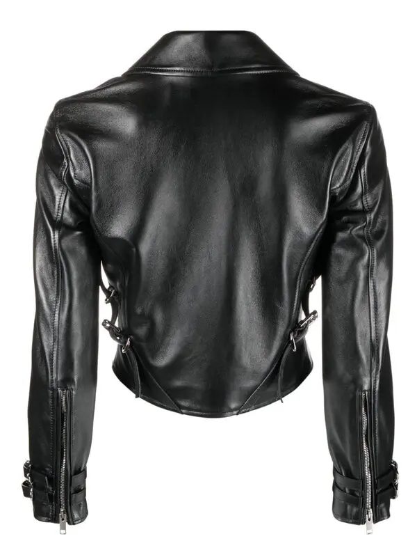 Givenchy Leather Cropped Jacket