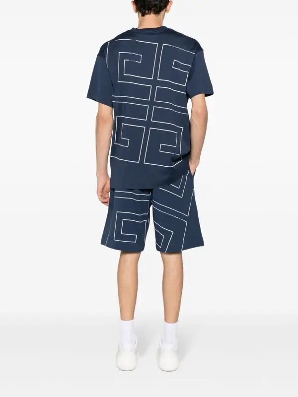 Givenchy Logo-print Cotton Shorts