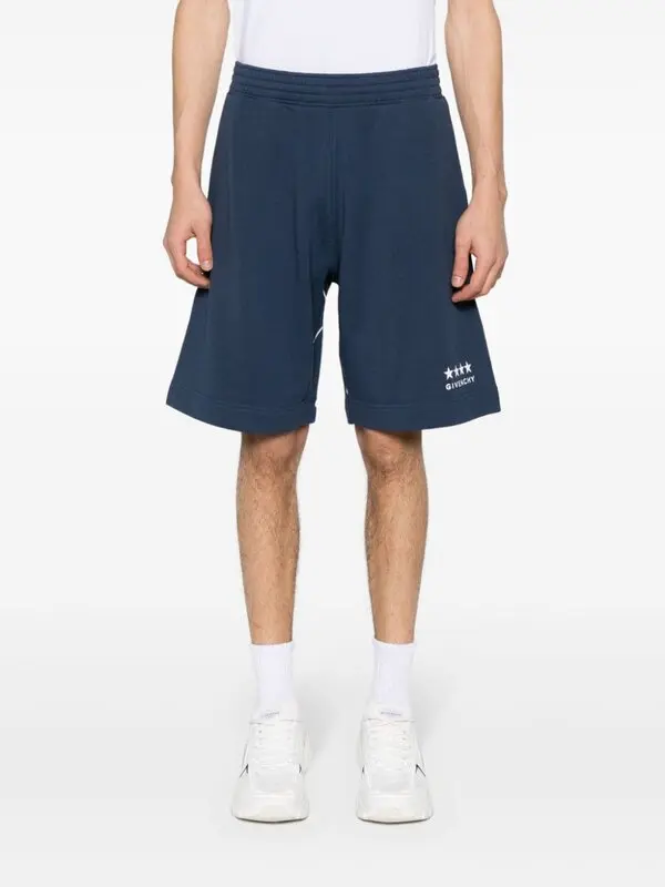 Givenchy Logo-print Cotton Shorts