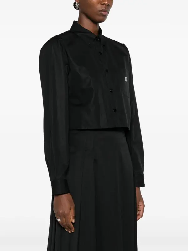 Givenchy 4g-plaque Cropped Shirt