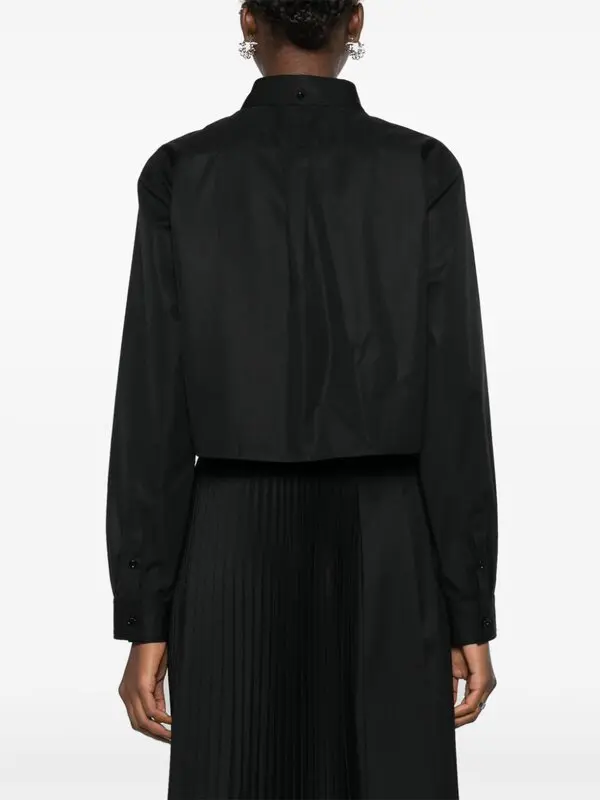 Givenchy 4g-plaque Cropped Shirt