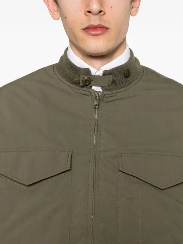 Givenchy Cropped Bomber Jacket - Green
