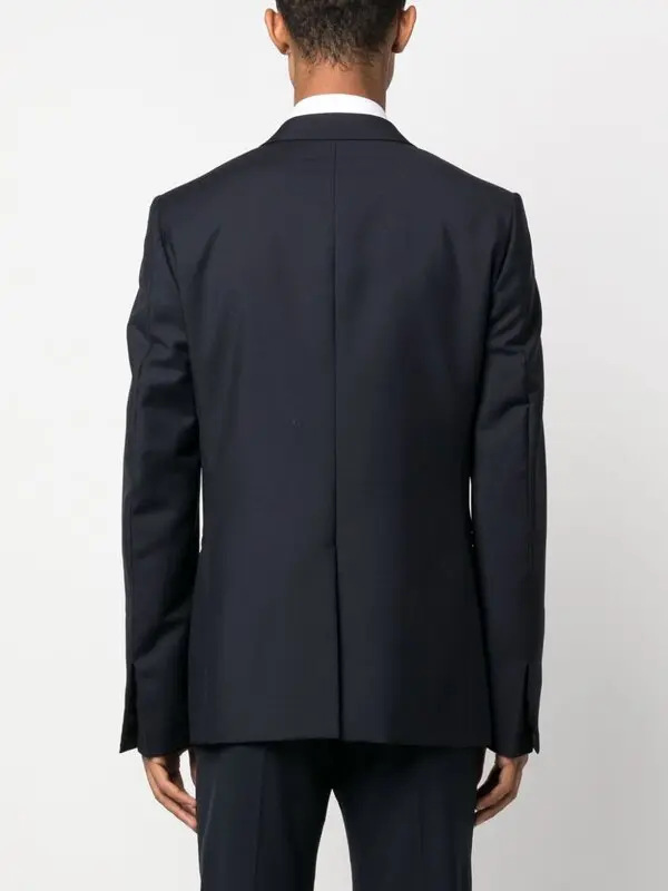 Givenchy Single-breasted Tailored Suit Jacket - Blue