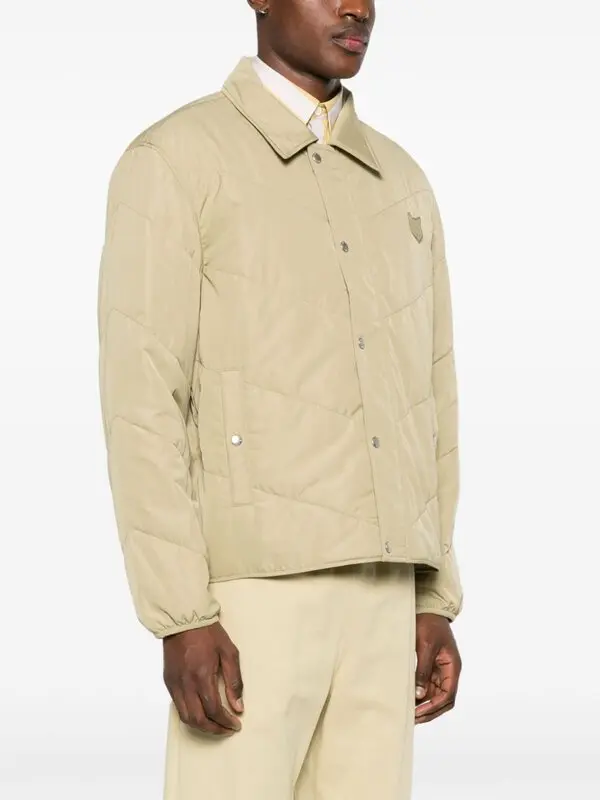 Maison Kitsuné Bold Fox Head Quilted Jacket - Neutrals