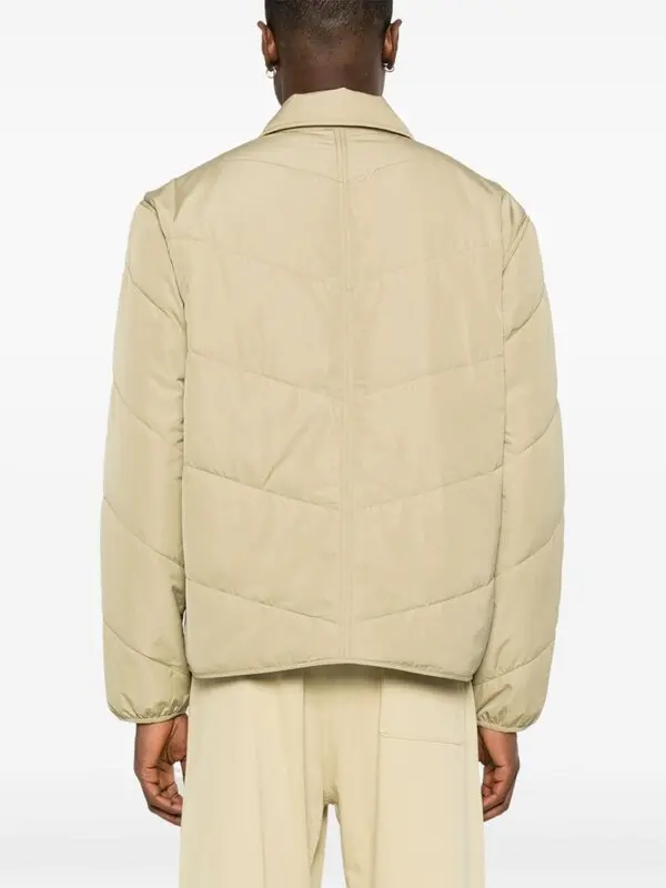 Maison Kitsuné Bold Fox Head Quilted Jacket - Neutrals