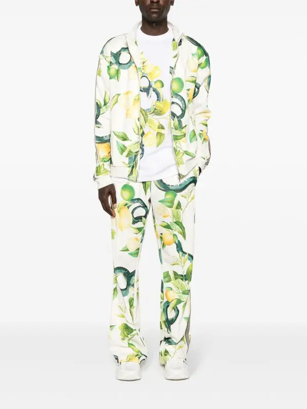 Roberto Cavalli Lemon-print Bomber Jacket