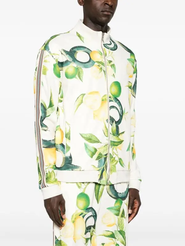 Roberto Cavalli Lemon-print Bomber Jacket