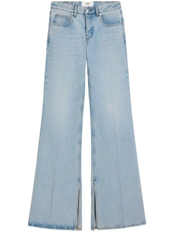 Ami Flared-leg Jeans - Blue