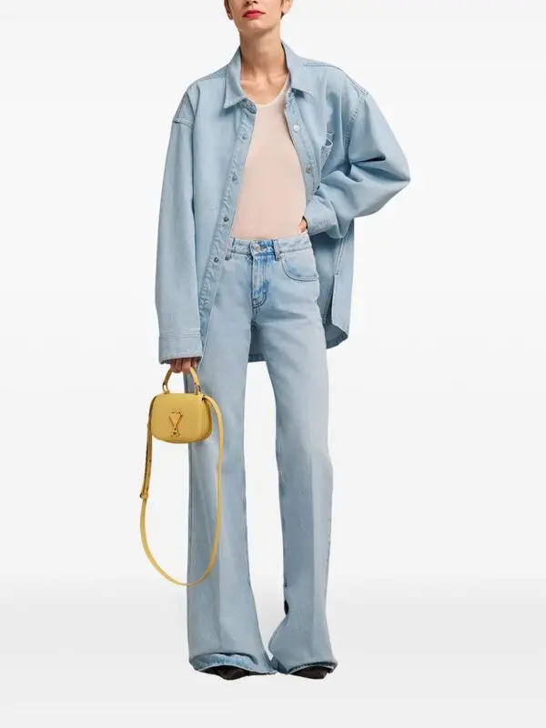 Ami Flared-leg Jeans - Blue