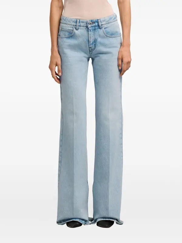 Ami Flared-leg Jeans - Blue