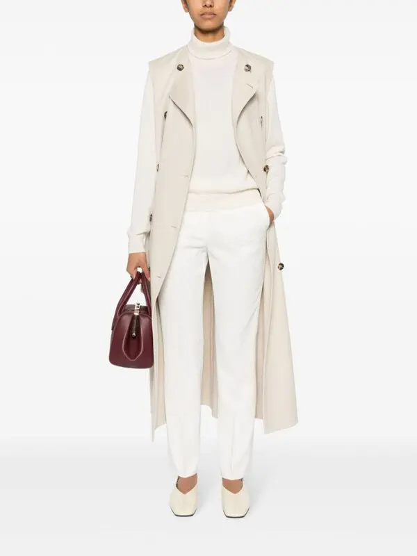 Max Mara Pressed-crease Straight Trousers