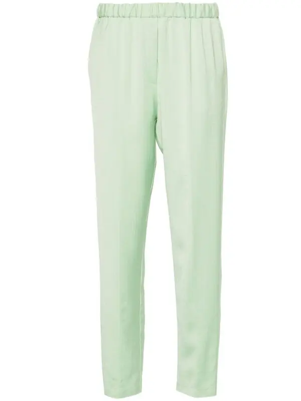 FORTE_FORTE Elasticated High-waisted Trousers