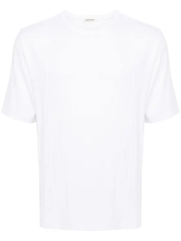 PETER DO Pleat-detail Cotton T-shirt