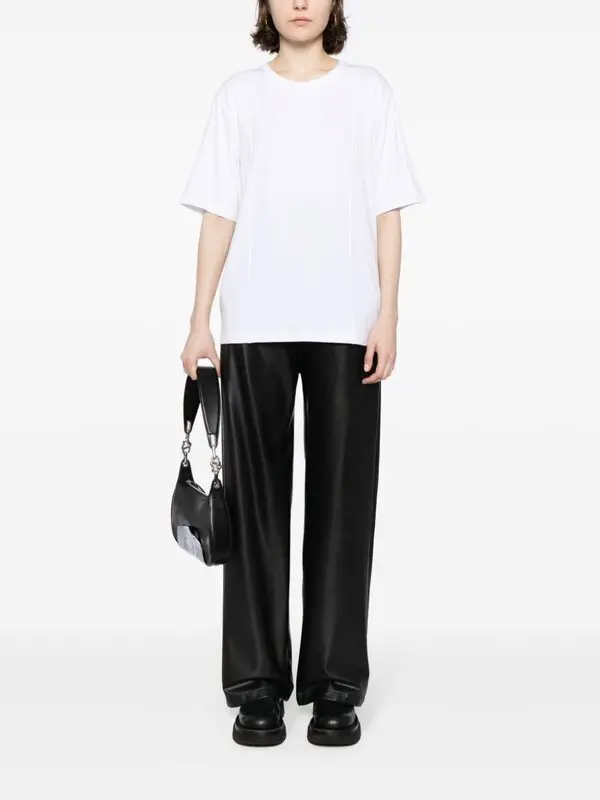 PETER DO Pleat-detail Cotton T-shirt