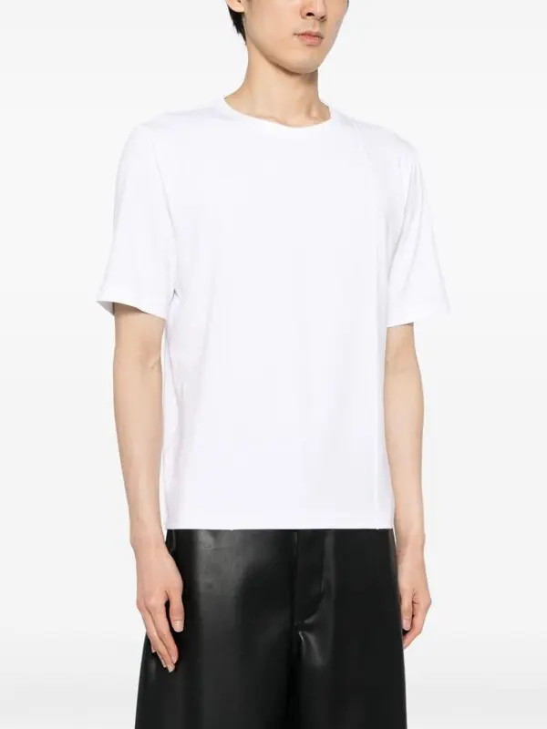 PETER DO Pleat-detail Cotton T-shirt