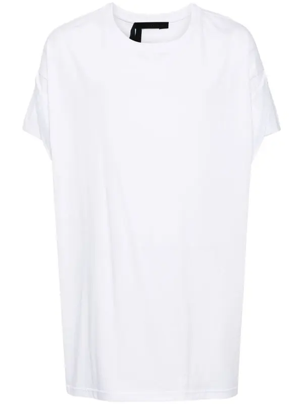 MARINA YEE Draped-detail Cotton T-shirt