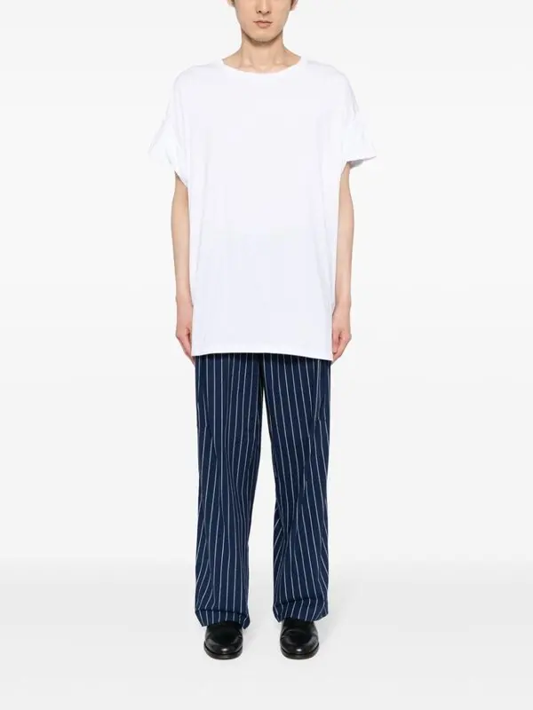 MARINA YEE Draped-detail Cotton T-shirt
