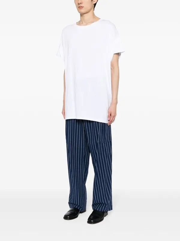 MARINA YEE Draped-detail Cotton T-shirt