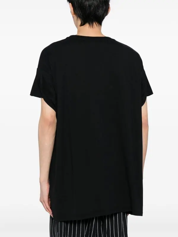 MARINA YEE Draped-detail Cotton T-shirt