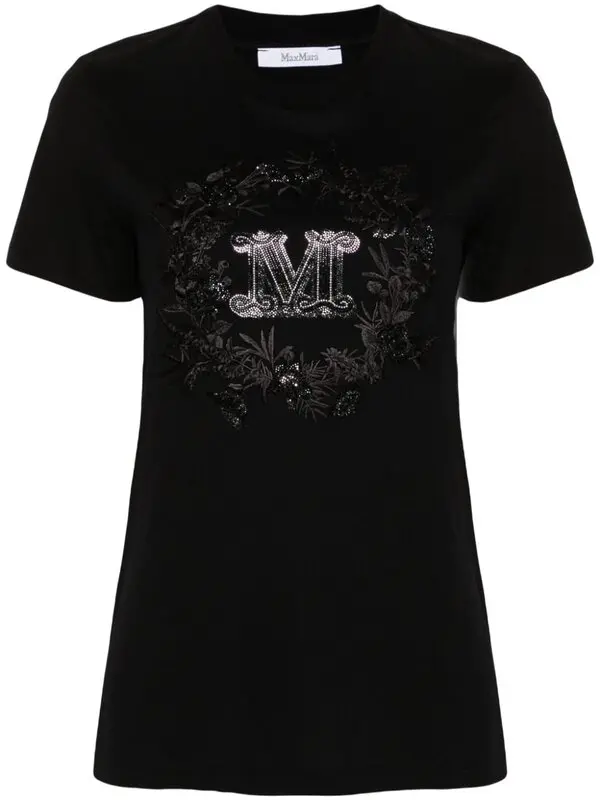 Max Mara Monogram-embellished T-shirt