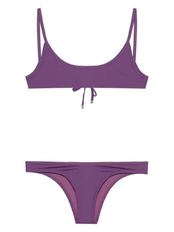 Attico Fine-ribbed Bikini