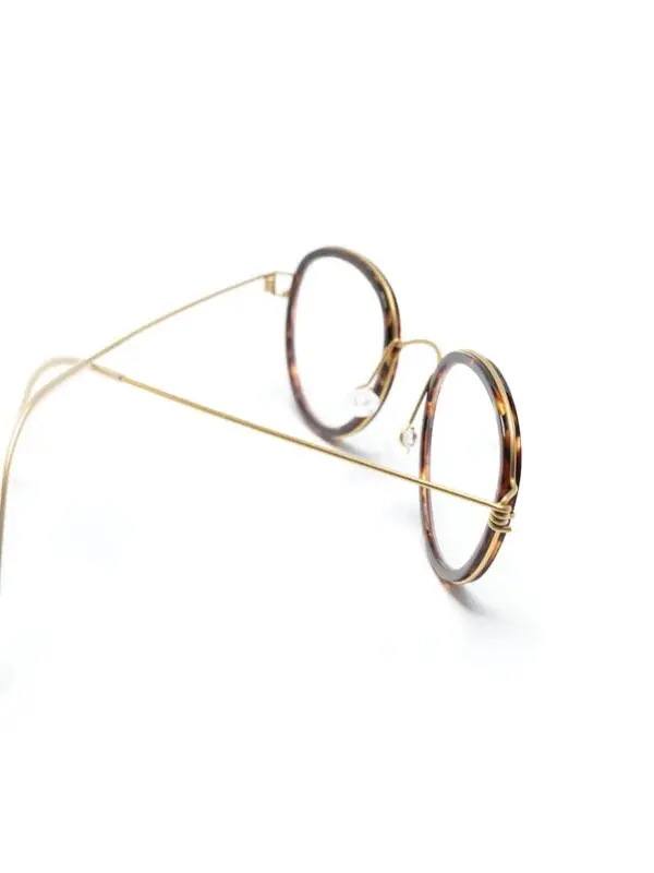 LINDBERG Tortoiseshell Geometric Glasses
