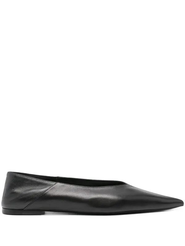 Saint Laurent Nour Ballerina Shoes - Black