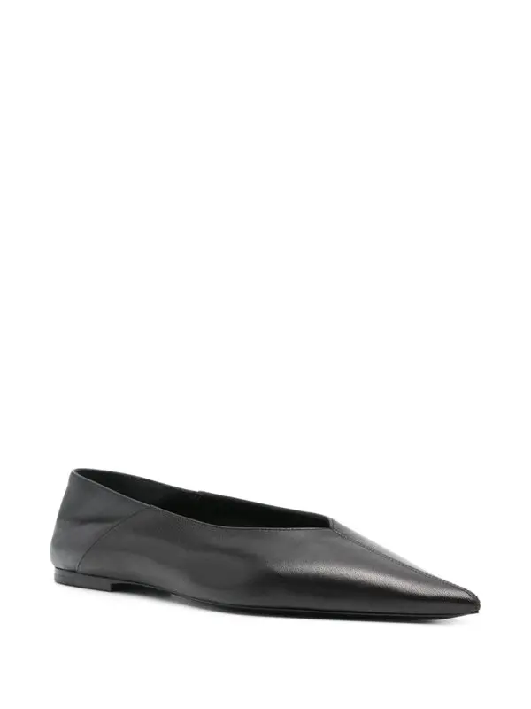 Saint Laurent Nour Ballerina Shoes - Black