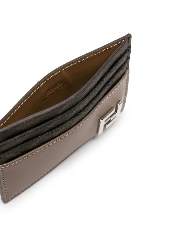 Fendi Ff Monogram Cardholder - Brown