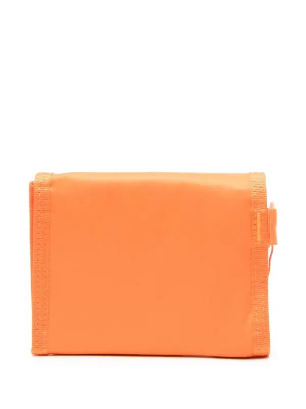 PORTER-YOSHIDA & CO Logo-appliqué Tri-fold Wallet - Orange