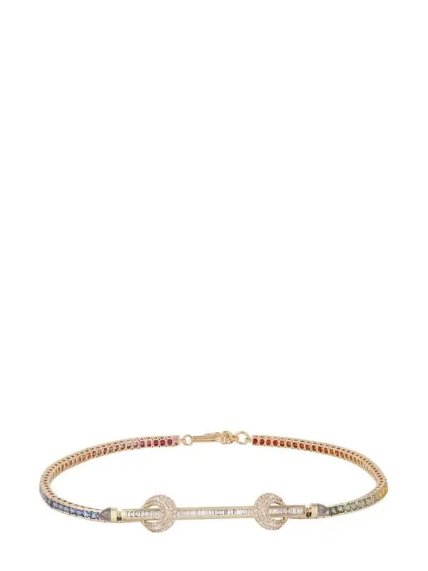ANANYA 18kt Yellow Chakra Multi-stone Choker - Gold