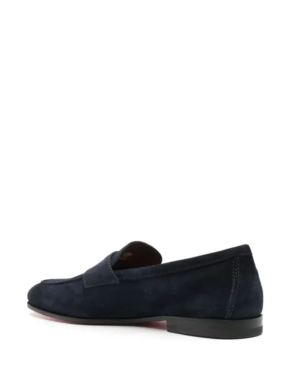 Santoni Penny-slot Loafers - Blue