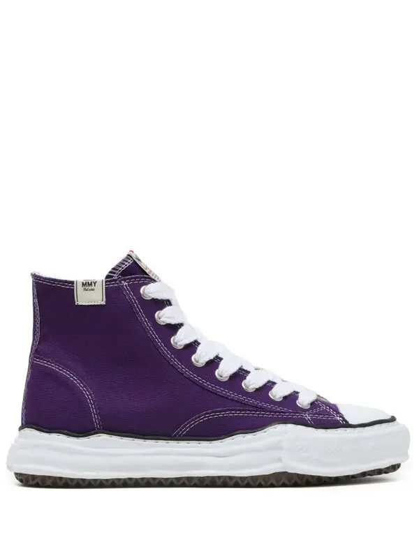 Mihara Yasuhiro Peterson Og Sole Canvas Sneakers - Purple
