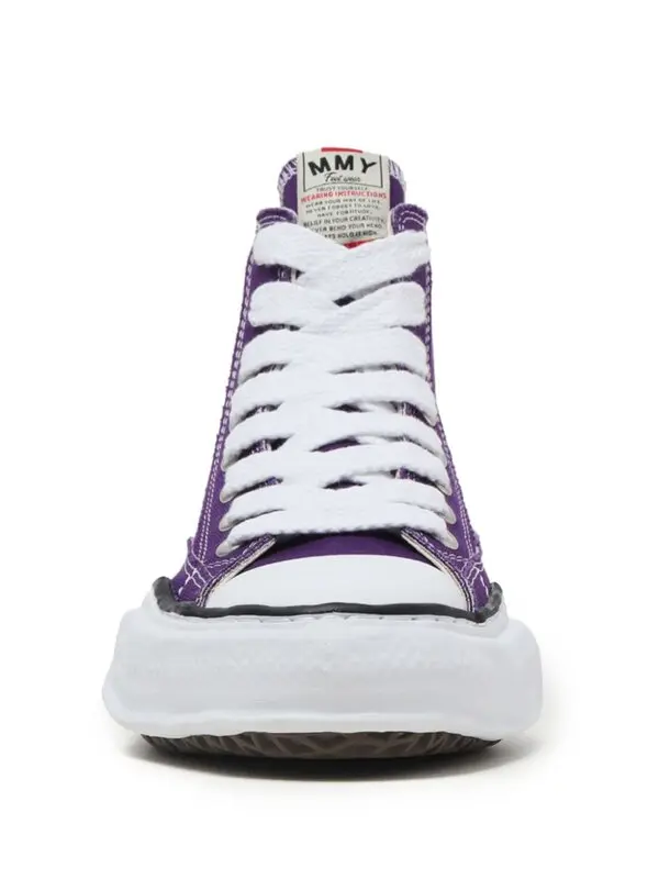 Mihara Yasuhiro Peterson Og Sole Canvas Sneakers - Purple