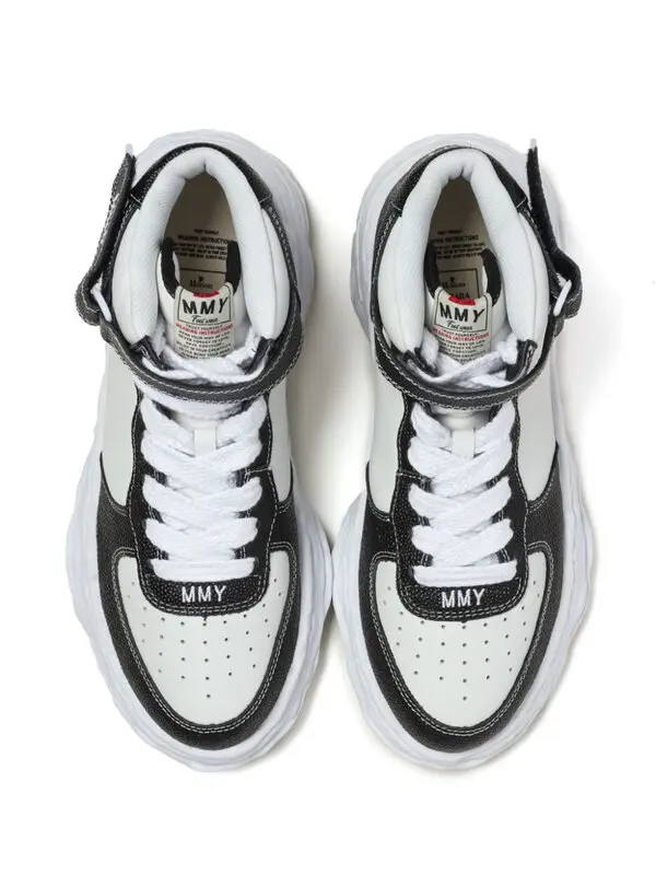 Mihara Yasuhiro Wayne Hi-top Sneakers - White