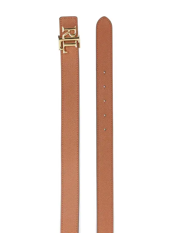Ralph Lauren Logo-buckle Leather Belt - Brown