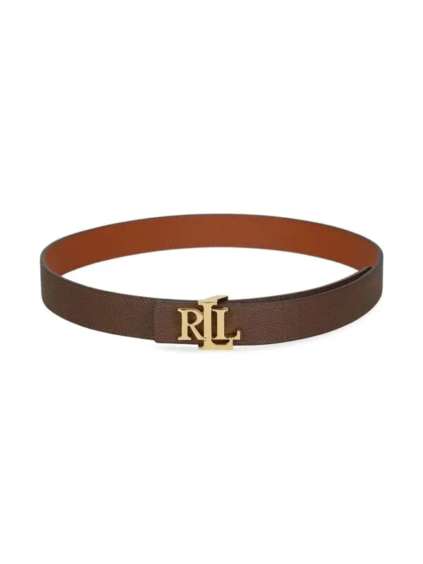 Ralph Lauren Logo-buckle Leather Belt - Brown