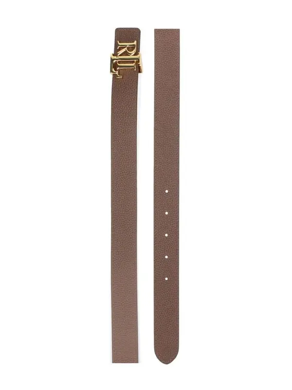 Ralph Lauren Logo-buckle Leather Belt - Brown