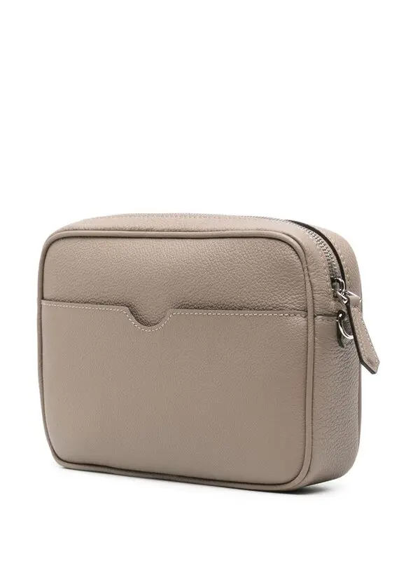 Fendi Logo-embossed Leather Camera Case - Brown