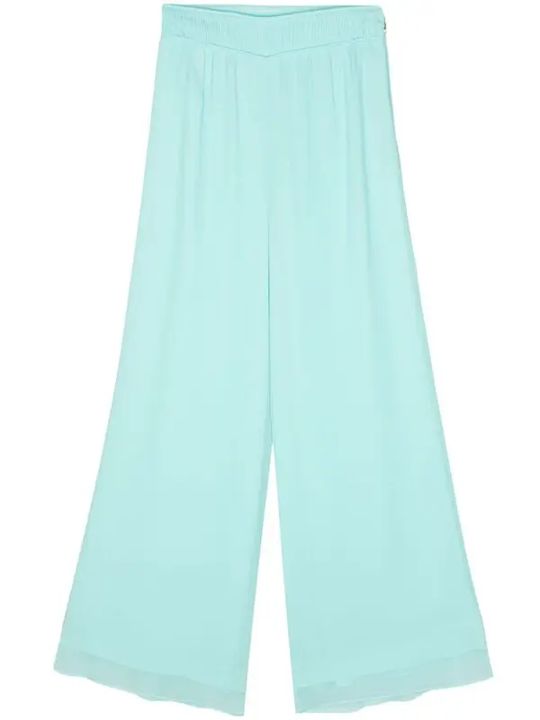 Patrizia Pepe Pleated Wide-leg Trousers
