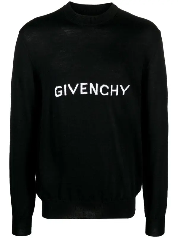 Givenchy Logo Intarsia Wool Jumper